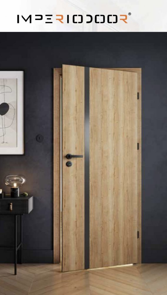 Dveře NIAGÁRA BLACK dekor DUB HALIFAX :: Js-podlahy-dvere